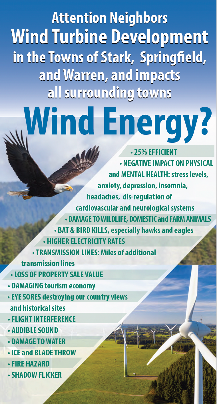 Wind Turbine Hazards – Conserve Our AgriCultural Heritage